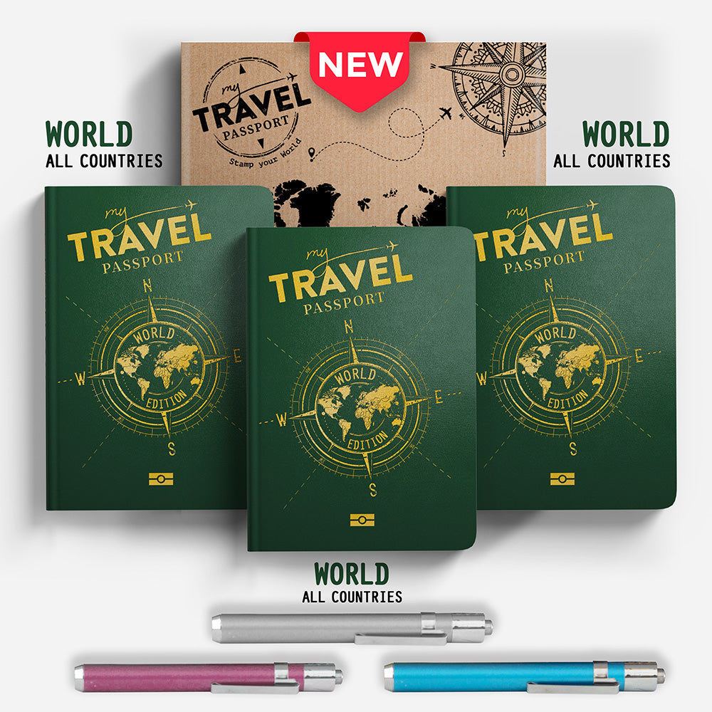 Pack Trío - WORLD Edition (3 Pasaportes) – mytravelpassport