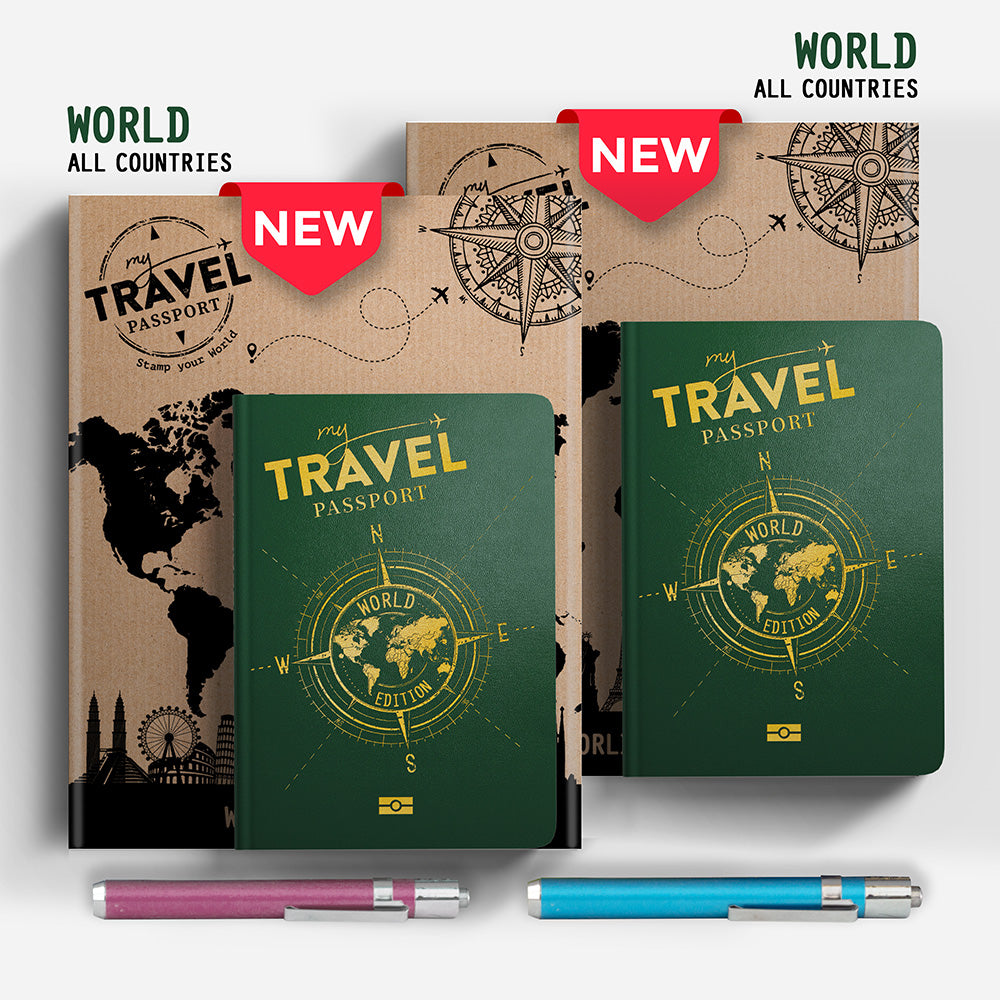 Pack Duo - WORLD Edition (2 Passports) - mytravelpassport